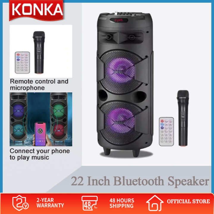 【Ship In 24 hour】KONKA 22 Inch Bluetooth Speaker with Wireless ...