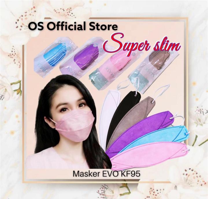 OS MASKER KF94 KOREA 4PLY MODEL KN95 EVO MED MASKER ARTIS AMAN STERIL PACKAGING | Lazada Indonesia