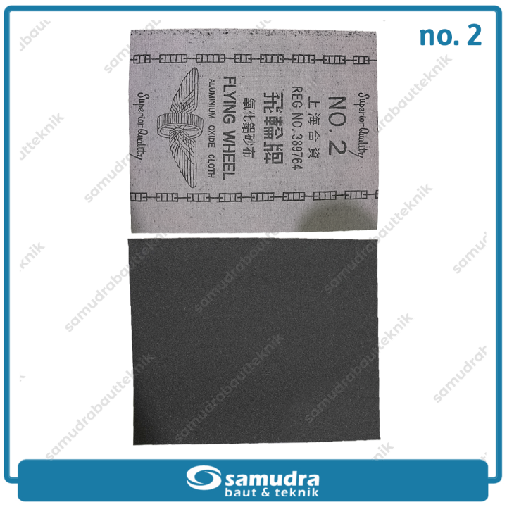 Amplas Besi FLYING WHEEL No 2 Lembaran Kertas Gosok Abrasive Paper ...