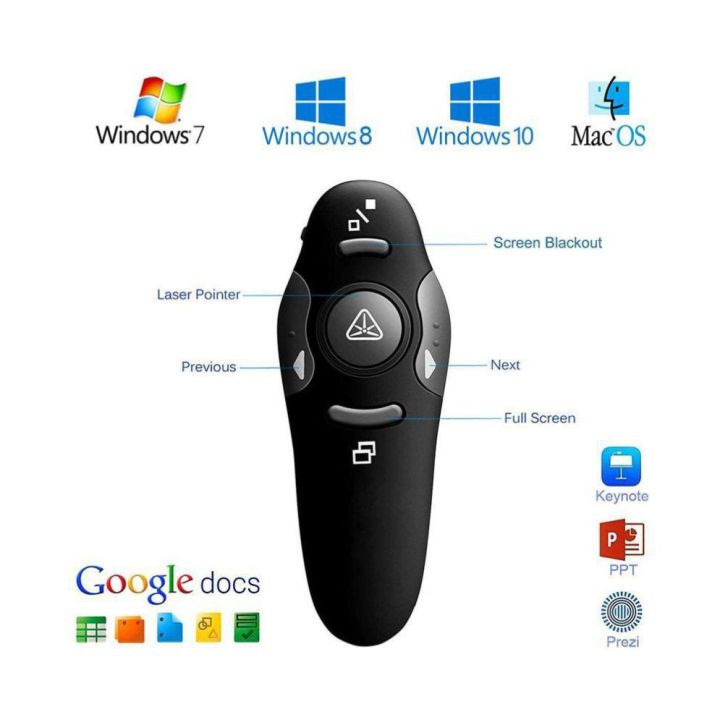 【Hot】 TKK USB 2.4GHz Wireless PPT PowerPoint Presenter Pointer Clicker ...