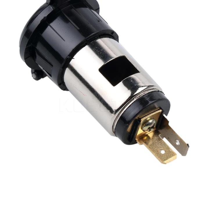 12V-24V 120W Waterproof Auto Car Motorcycle Power Plug Socket For ...