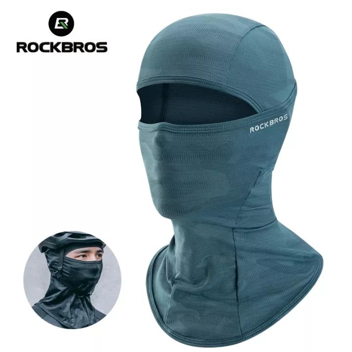ROCKBROS Cycling Full Face Mask Breathable Anti-UV MTB Road Bike ...