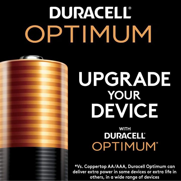 Duracell Optimum (4 pcs) Battery AA AAA Double A Triple A Duracell ...