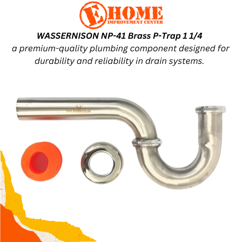 WASSERNISON NP-41 Brass P-Trap 1 1/4" | Lazada PH
