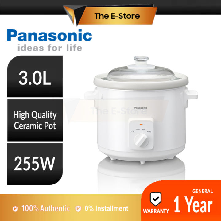Panasonic Ceramic Slow Cooker | NF-N31AWSK NF-N51AWSK (Dessert Cooker ...