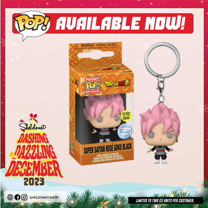 Funko Pocket Pop! Keychain: Dragon Ball Super - Super Saiyan Rose Goku ...