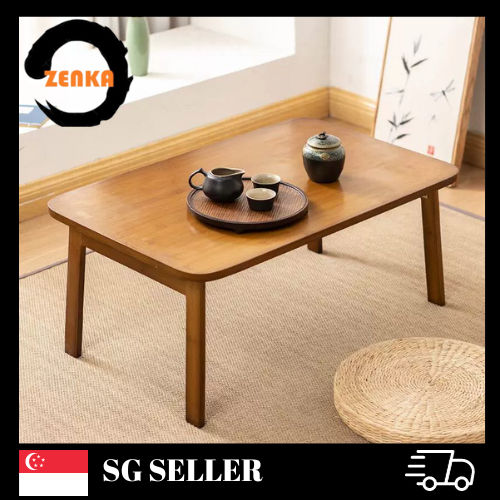 Japanese-style small table, tatami mat tea table, foldable coffee table ...