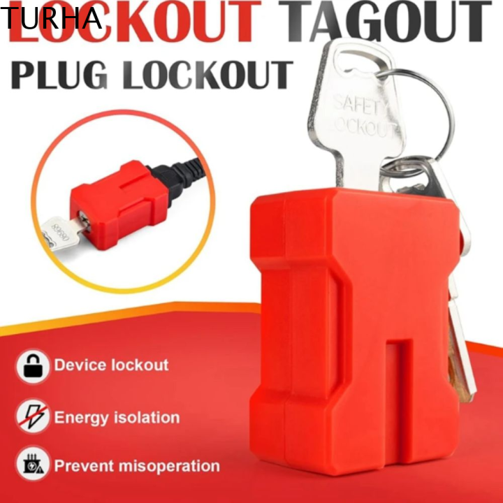 TURHA Safety Lock Electrical Plug Lock Shut Down Device Professional ...