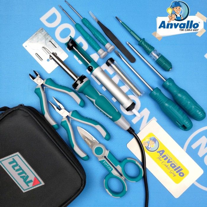 Toolkit Listrik Telecom Tool Set PREMIUM TOTAL | Lazada Indonesia