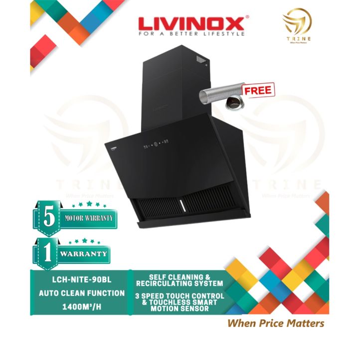 LIVINOX NEW MODEL LCH-NITE-90BL WITH AUTO CLEAN FUNCTION & MOTION ...