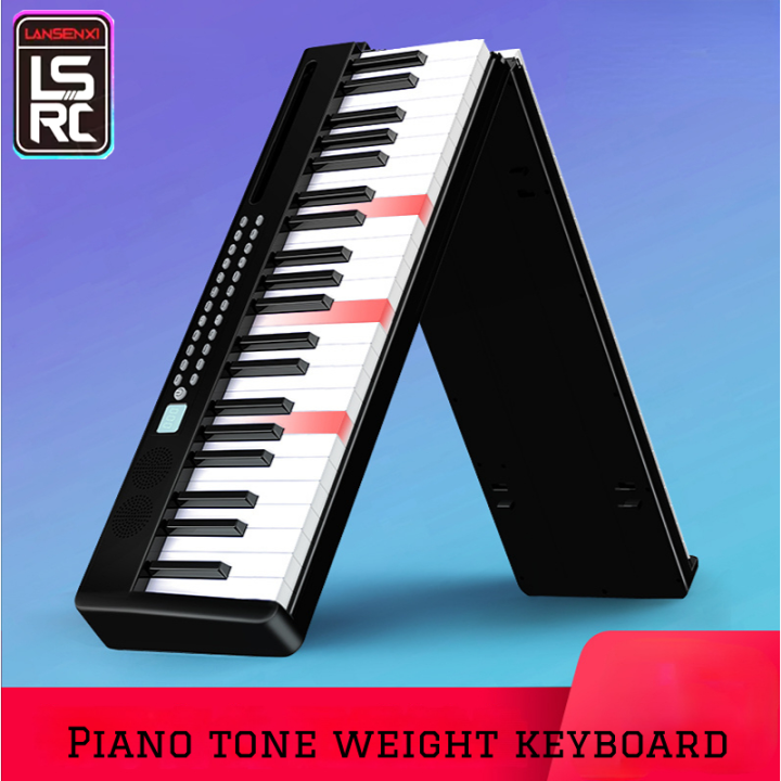 LSRC 88 Key Folding Electronic Piano Portable Beginner Professional ...
