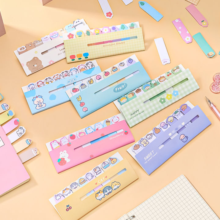 Cute Cartoon Animal Sticky Notes 120Sheets School Stationery Office ...