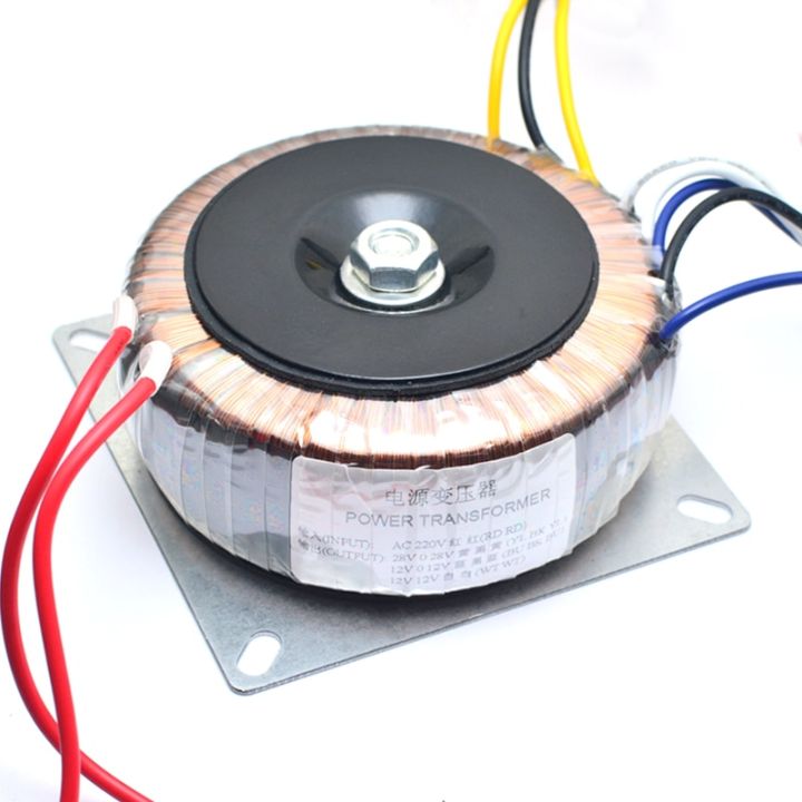 200W toroidal transformer dual 28V dual 12V single 12V for power amplifier Electrical Circuitry ...