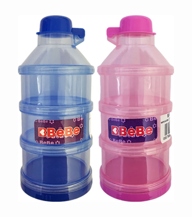 Bebe Milk Powder Container 3-tier M603 | Lazada