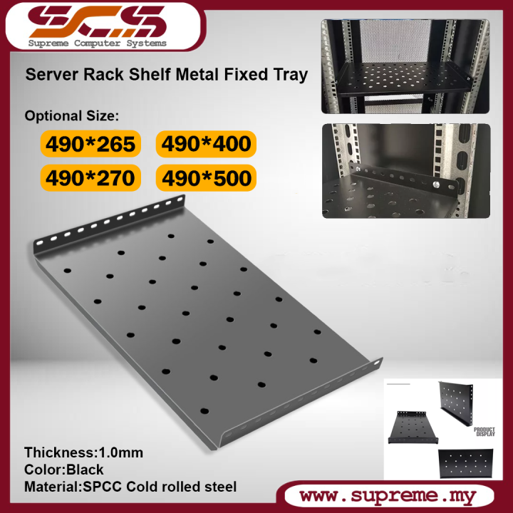 Server Rack Tray/Network Cabinet Shelf Metal Fixed Tray With Optional ...