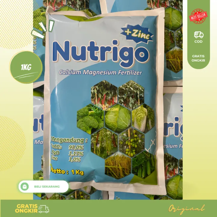 Pupuk Calsium Nutrigo + Zinc Kemasan 1 KG | Lazada Indonesia
