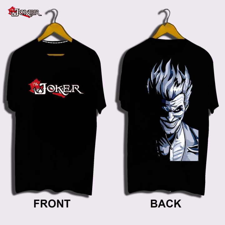 JOKER Shirt Streetwear Shirt for Men Cotton Oversized Streetwear Trendy Sports Assorted Pattern ...