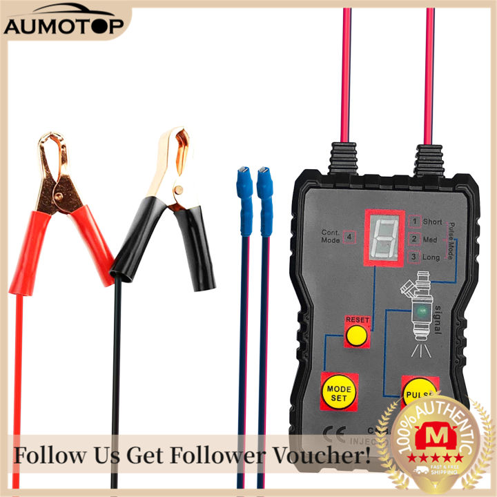 【COD/Ready】หัวฉีดน้ำมันTester 4 Pluseโหมดหัวฉีดน้ำมันฟลัชคลีนเนอร์อะแดป ...