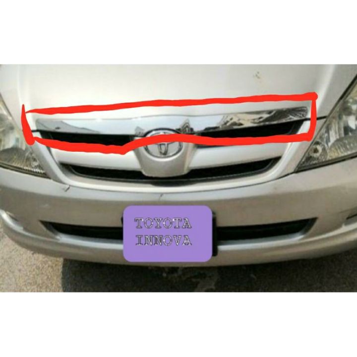 *TOYOTA INNOVA FRONT BONNET GARNISH CHROME | Lazada
