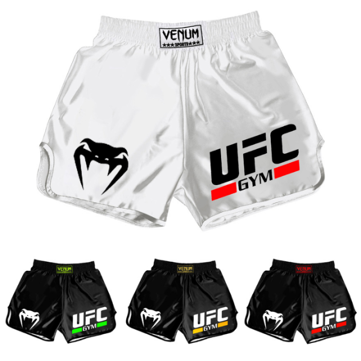 Boxing Trunks Shorts Men's Combat Shorts Fighting Training Boxing Shorts Printed Quick Drying ...