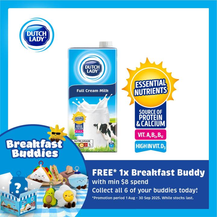 Dutch Lady UHT Full Cream Milk 1L | Lazada Singapore