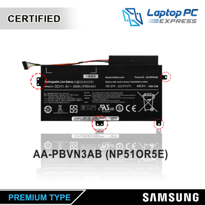 Laptop Battery Samsung AA-PBVN3AB, BA43-00358A | Lazada PH