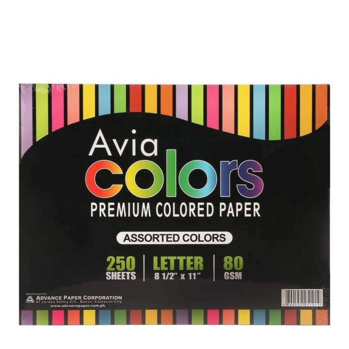 Avia Premium Colored Paper 1 Ream (250 sheets) | Lazada PH