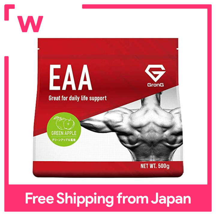 GronG GronG EAA Essential Amino Acids Green Apple Flavor Powder 500g | Lazada PH