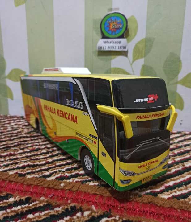 miniatur bus bis shd PAHALA KENCANA KUNING | Lazada Indonesia
