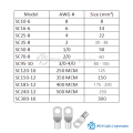 Copper Lugs , Seamless Crimp Type , SC Terminal Lugs for 8mm sq - 50mm ...
