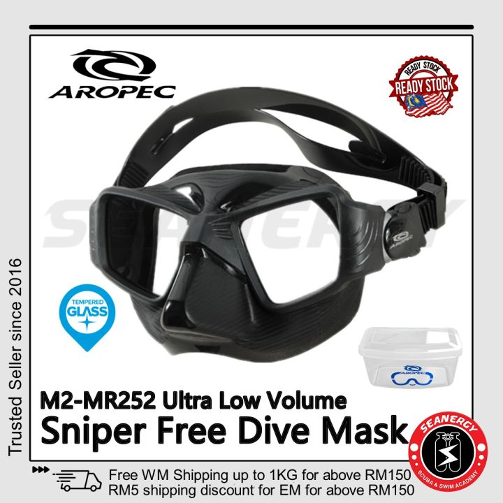 Aropec Low Volume Mask M2-MR252 Freedive Free Dive Free Diving ...