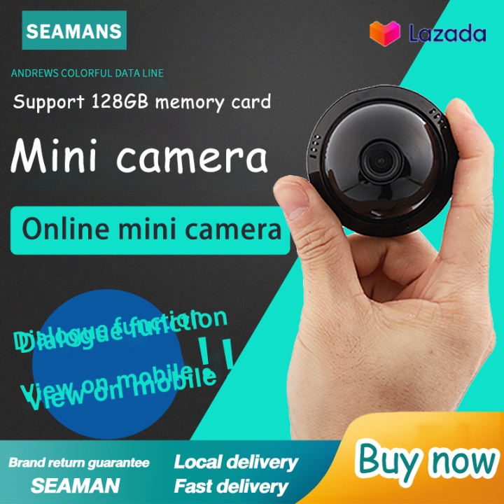 SEAMANS Mini Wireless CCTV Mini WIFI Infrared Light Night Vision Vision Smart Home IP Security ...