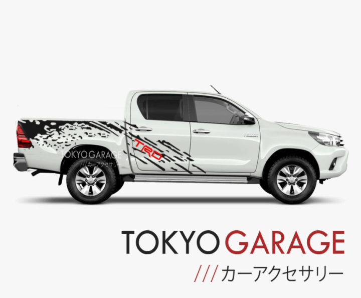 Toyota Hilux TRD Body Decal Sticker | Lazada PH