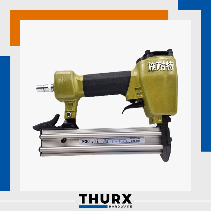 Thurx Air Tacker F30 Gun Heavy Duty Pneumatic Staple Air Nailer Nail ...