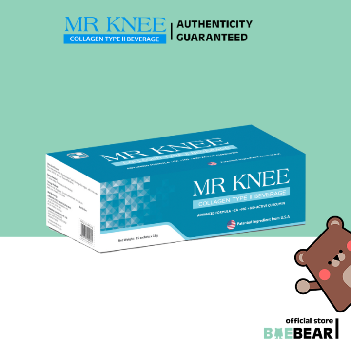 Mr Knee Collagen Type II 15 Sachets x 15g [Baebear.sg] | Lazada Singapore