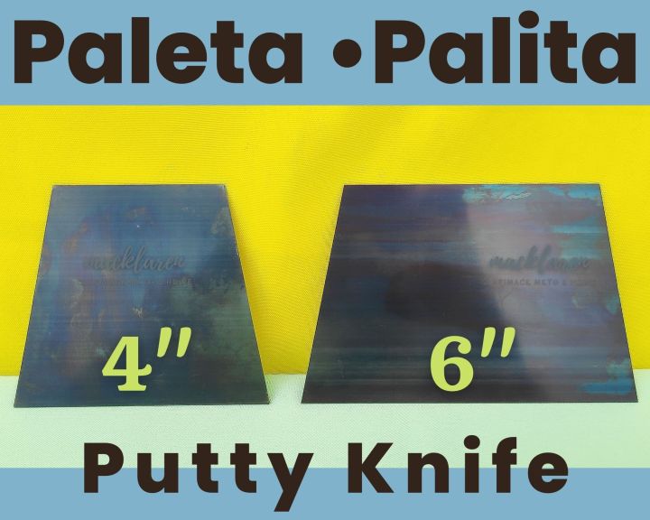 Paleta ️ Palita ️ Putty Knife without Handle ️ Paint Scraper ️ Sizes ...