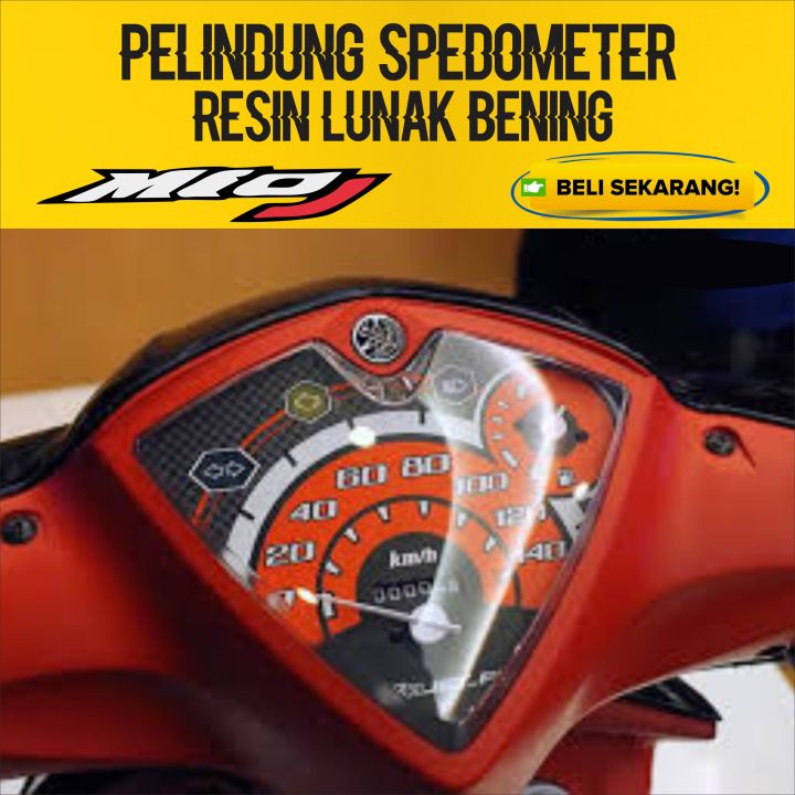 Sticker Pelindung Speedometer YAMAHA MIO J Variasi Resin timbul Tebal ...
