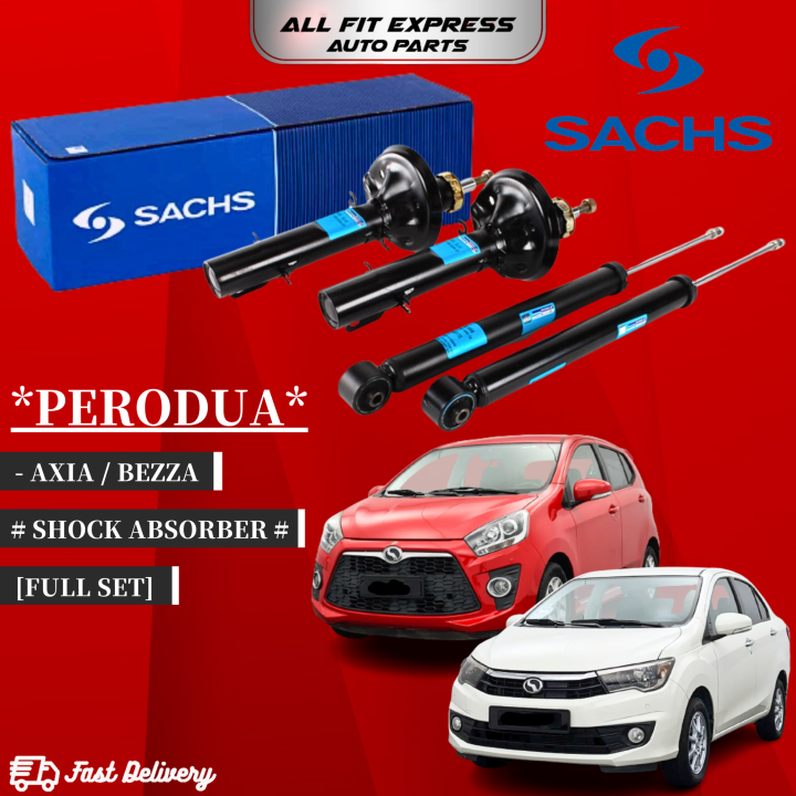 SACHS PERODUA AXIA / BEZZA SHOCK ABSORBER FRONT (DEPAN) / REAR ...