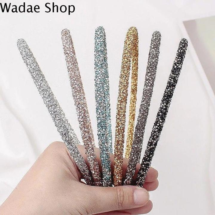 WADAE เรียบง่าย เกาหลี พลอยเทียม หมวก ชินนี่ เครื่องประดับผม ที่คาดผม ...