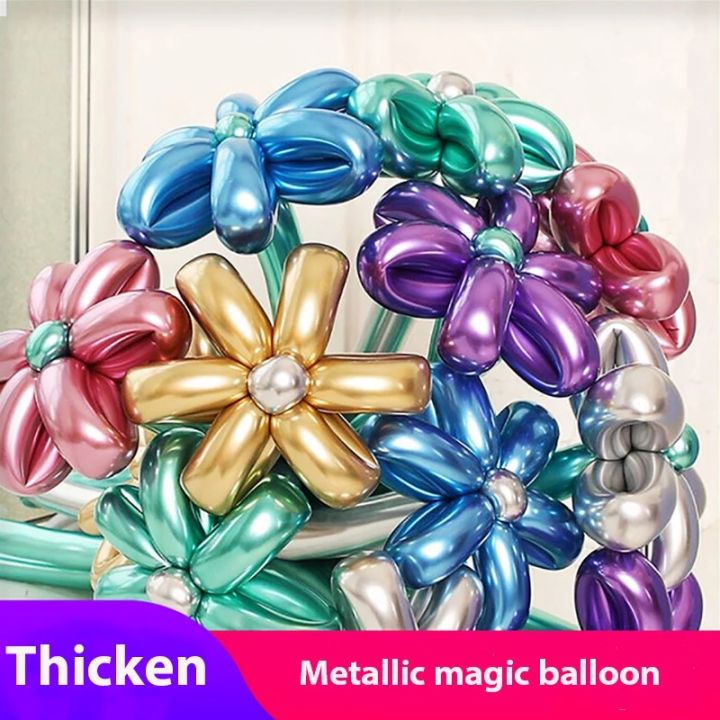 10pcs Animal Balloon Balloons, 260 Metallic Rotating Long Balloons ...