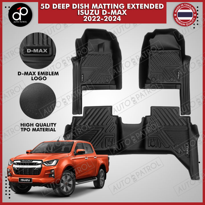 ISUZU D-MAX / DMAX 2022-2024 5D DEEP DISH MATTING EXTENDED (Made In ...