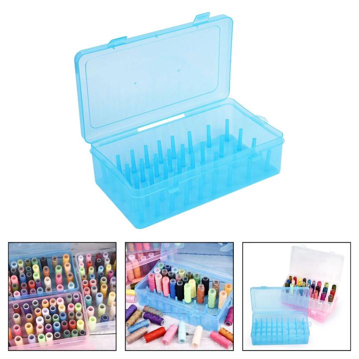 Loviver Sewing Thread Storage Box Bobbin Carrying Case for Sewing ...