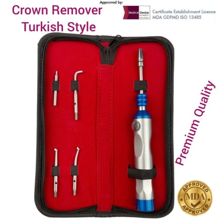 Dental Automatic Adjustable Crown Remover Kit With Attachable Points ...