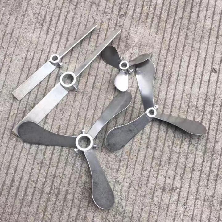 Stainless steel 304-blade mixer Spiral blade Three-blade mixing shaft ...