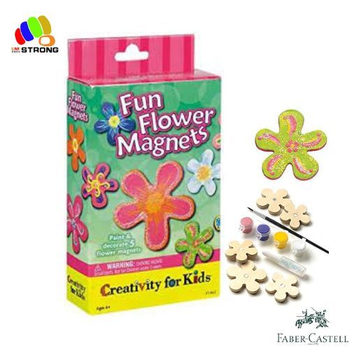 FABER-CASTELL CREATIVITY FOR KIDS FUN FLOWER MAGNETS CRAFT KIT | Lazada ...