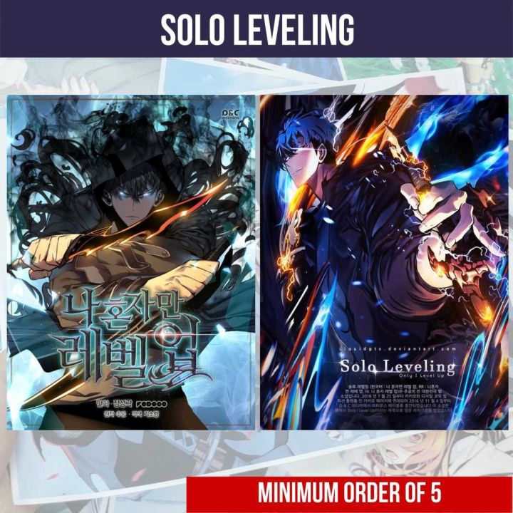 Anime Posters / Solo Leveling Poster Collection / A4 Anime Posters ...