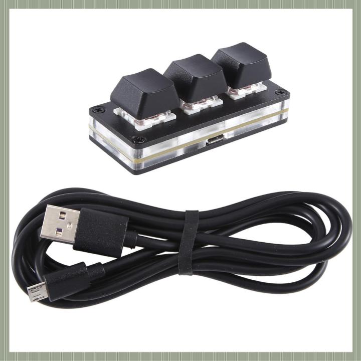 (DXMN) Multimedia OSU Gaming Keypad 3 Key Custom Programming Macro ...