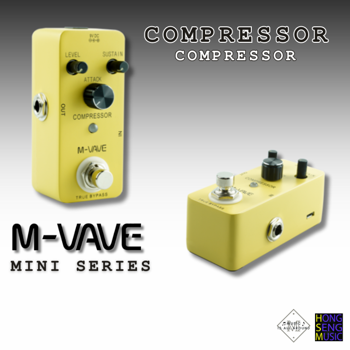 เอฟเฟคกีตาร์ไฟฟ้า M-VAVE : MINI SERIES รุ่น COMPRE SSOR | Lazada.co.th
