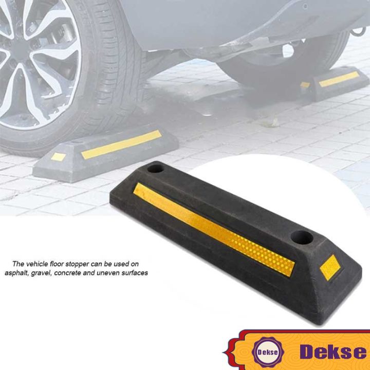 Wheel Stopper Rubber Pengganjal Ban Batas Parkir | Lazada Indonesia