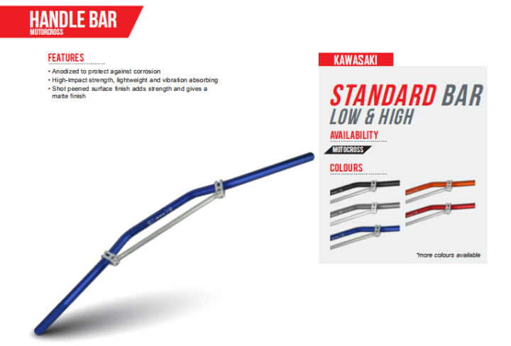 Bar Handle Standard Low RCB 22.2mm SRB01/28.6mm TRB01 TRB02 Universal ...